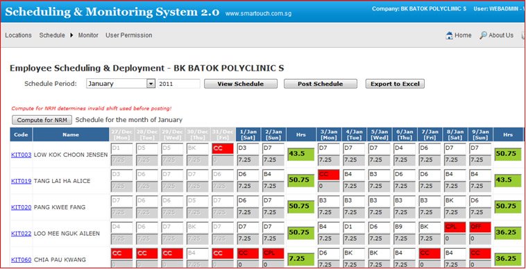 Scheduling and Deployment System ★ Software Web Base System Johor Bahru ...