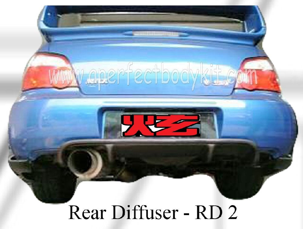 Subaru 04 Version 8 Rear Diffuser ★ Subaru Version 8 新山 JB 马来西亚 车身改装 玻璃 ...