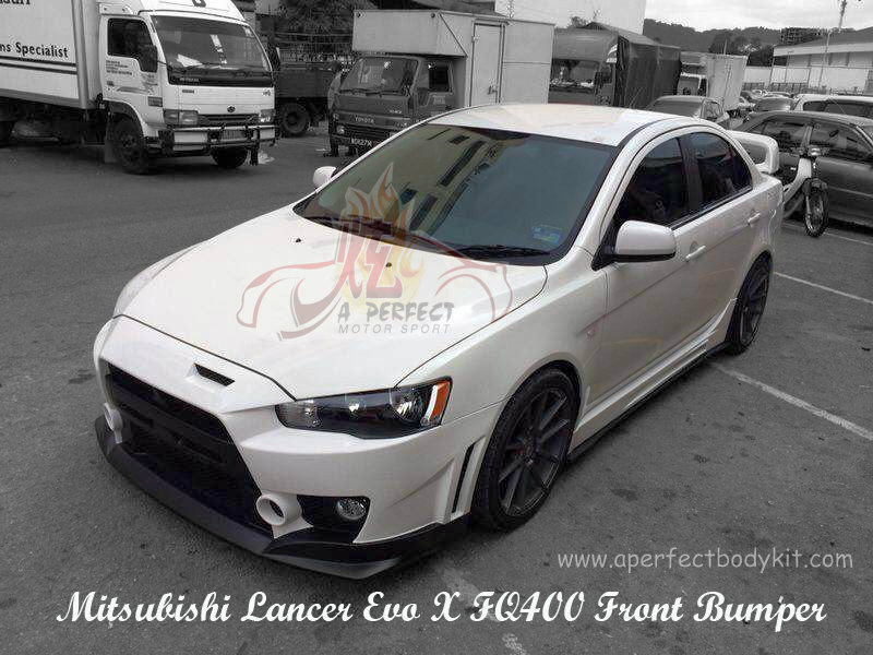Mitsubishi Lancer Evo X FQ400 Front Bumper ★ Mitsubishi Lancer EX FQ400 ...