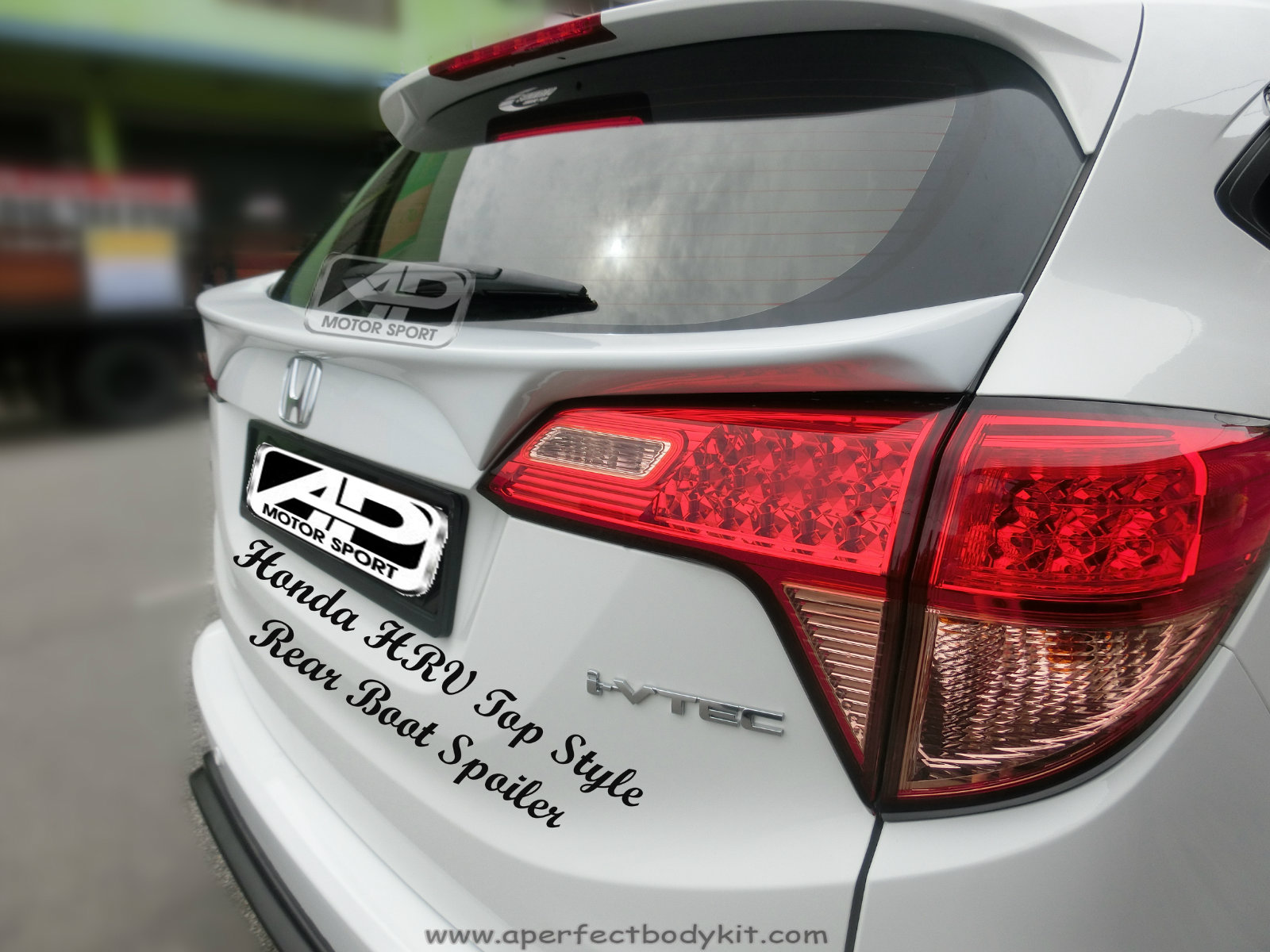 Honda HRV 2015 Top Style Rear Boot Spoiler ★ Honda HRV / Vezel 2015 JB ...
