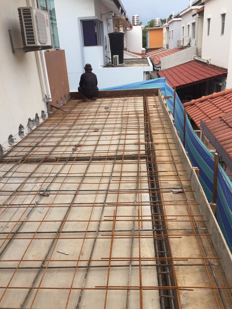 21/7/2021 Extension 2 Floor Concrete Slab – Newpages Network Sdn. Bhd.