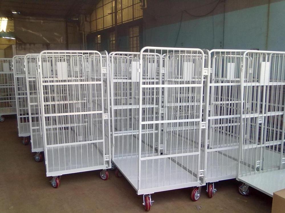 6/8/2022 Roll Cage Trolley / Logistic Worktainer / Pallet Tainer Supply ...