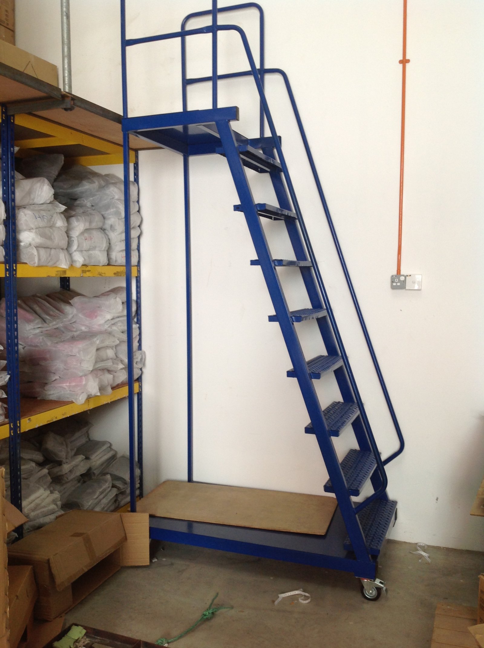 6/8/2022 Ladder Trolley / Stock Picking Cart Ladder Handling Equipment ...
