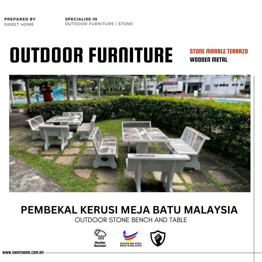 29/4/2024 Outdoor Stone Furniture Catalogue | Pembekal Kerusi Meja Batu ...