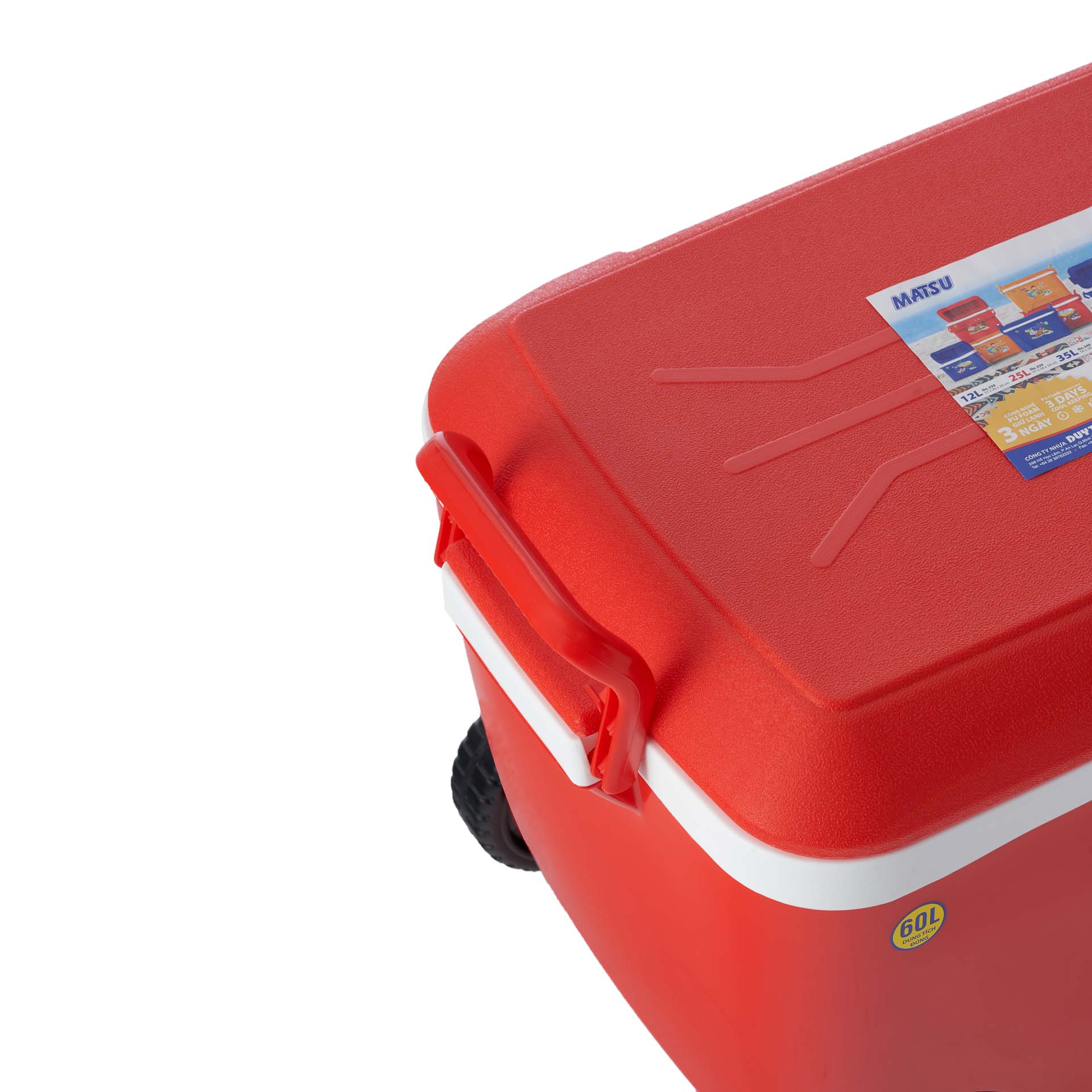 DT0242 Matsu 60LT Rect Cooler Box With Wheel | Rectangular Cooler Box ...