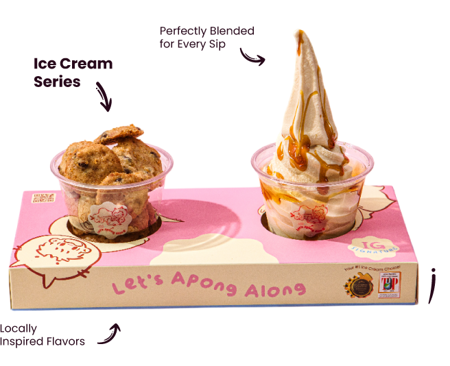 Ice Cream Cafe Kuching, Authentic Gula Apong Ice Cream Sarawak ...